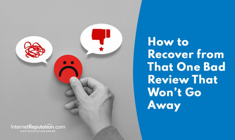 How to Recover from a Bad Review | Internet Reputation