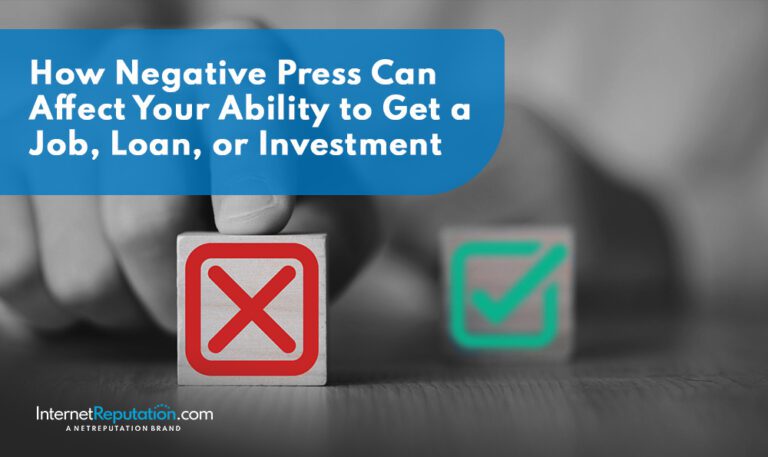The Impact of Negative Press on Jobs, Loans, and Investments